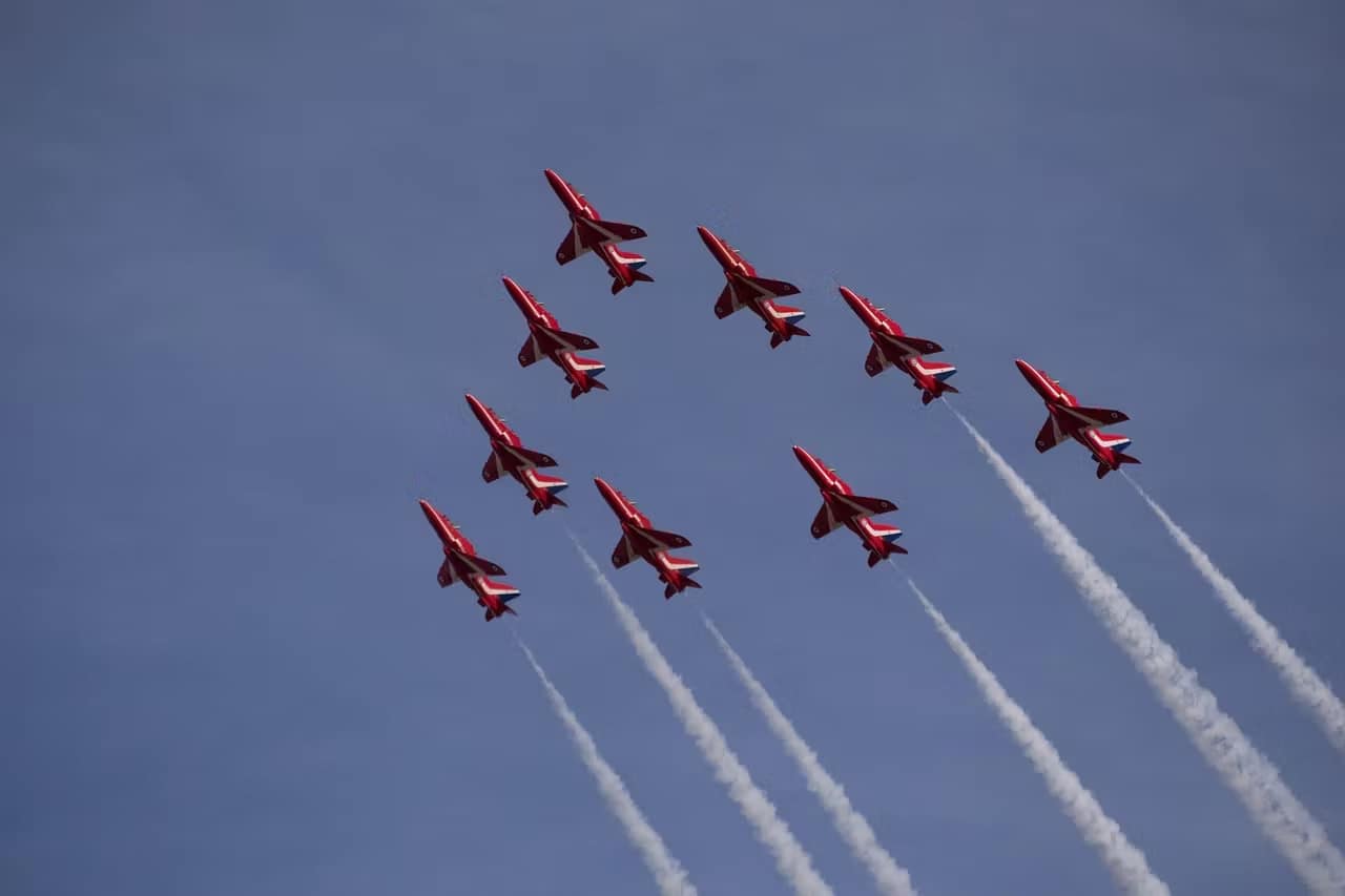 Red Arrows Display Flight Schedule and Tracker