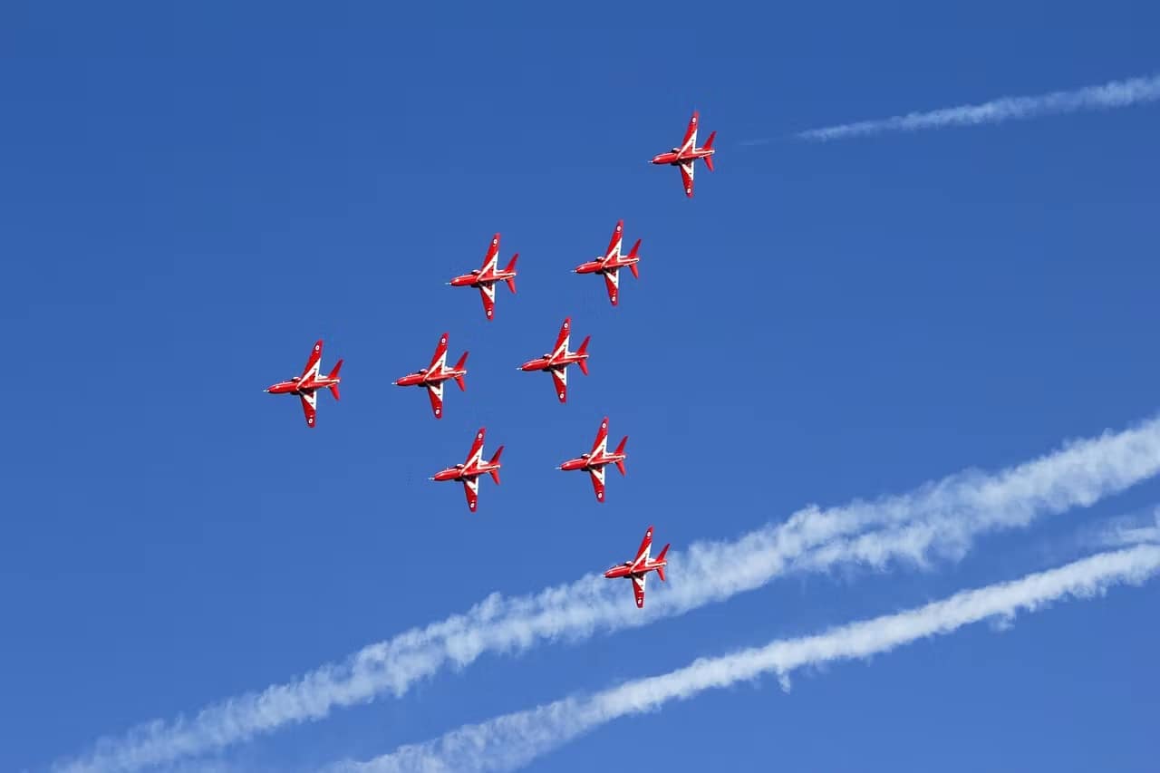 Red Arrows Display Flight Schedule and Tracker